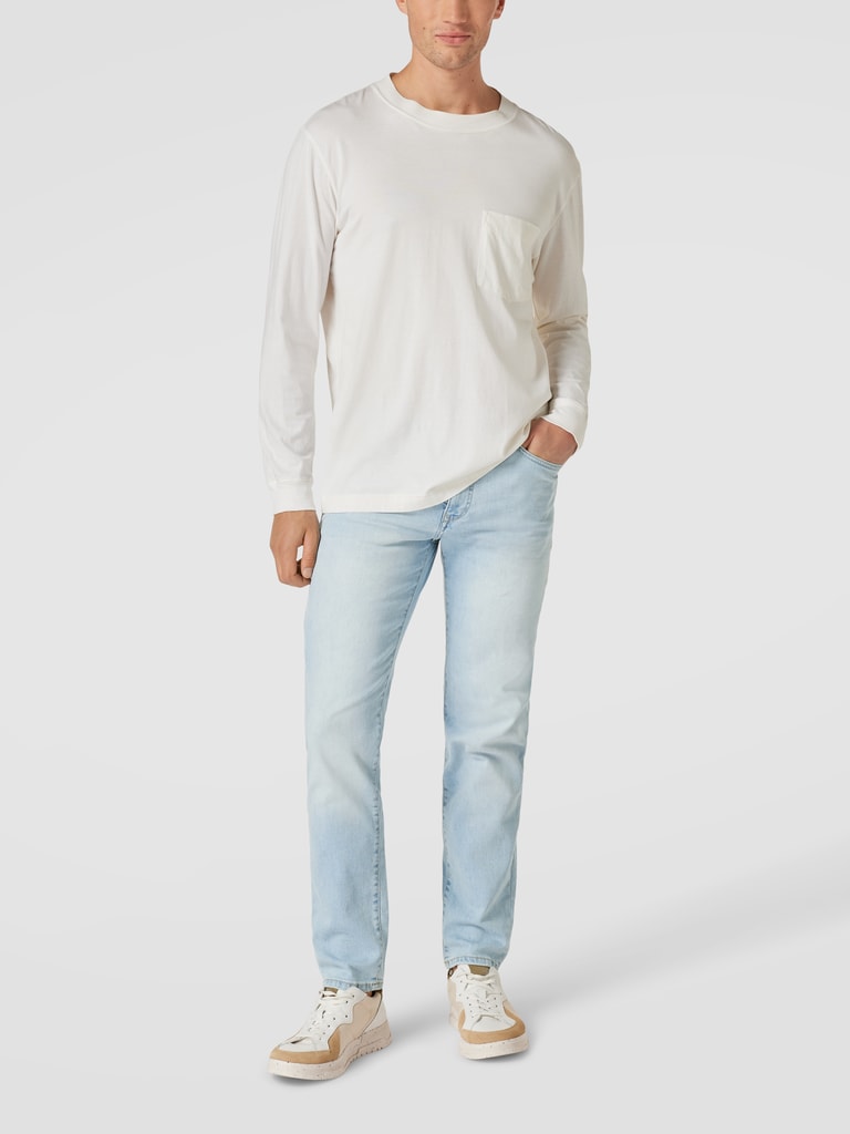 MCNEAL Slim fit jeans met labeldetail in bleu online kopen | P&C
