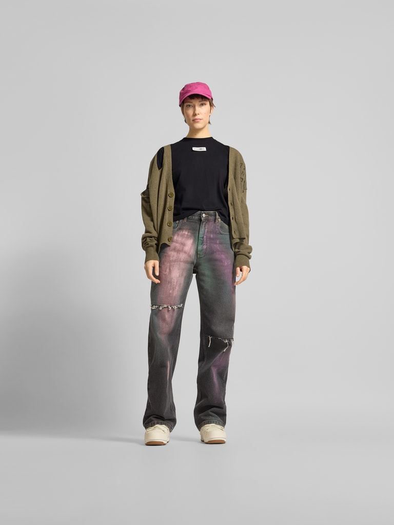 MM6 Maison Margiela T-Shirt mit Label-Detail (black) online kaufen