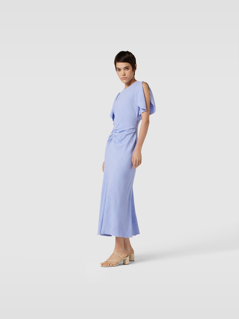 Victoria Beckham Maxikleid aus reiner Viskose (flieder) online kaufen
