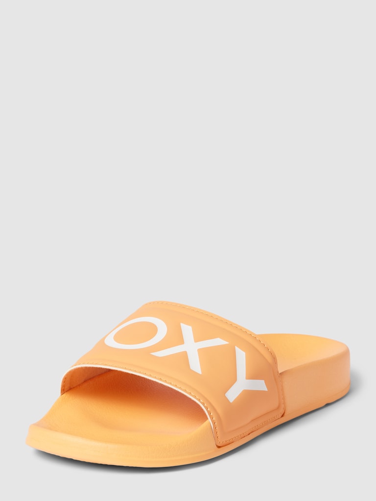Roxy Slides mit Label-Detail Modell 'SLIPPY' (orange) online kaufen