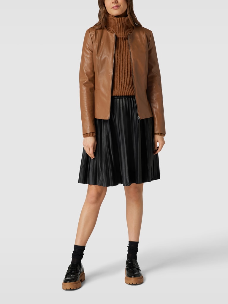 Christian Berg Woman Selection Jas in leerlook in camel online kopen | P&C