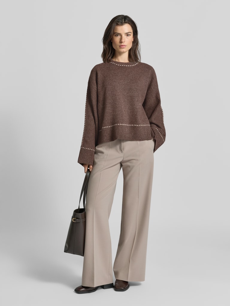 Neo Noir Relaxed Fit Strickpullover mit Woll-Anteil Modell 'Roeme ...
