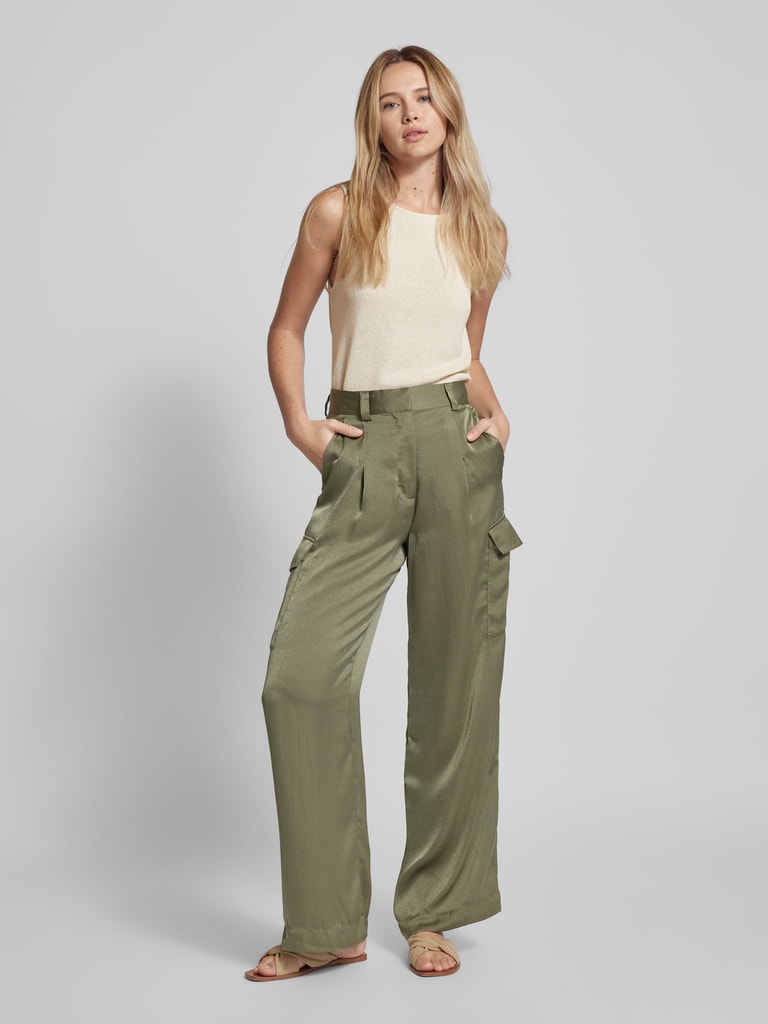 OPUS Stricktop in unifarbenem Design Modell 'Ilonki' (taupe) online kaufen