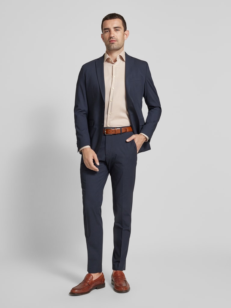 Christian Berg Men Regular Fit Business-Hemd mit Knopfleiste (sand ...