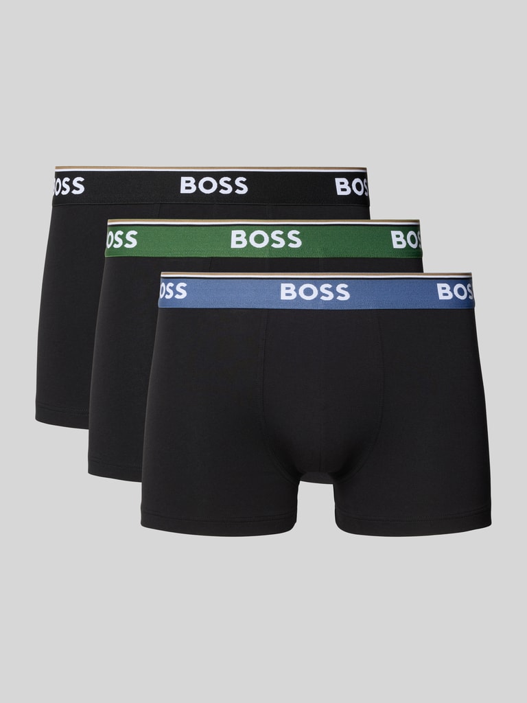 BOSS Trunks mit elastischem Logo-Bund im 3er-Pack (black) online kaufen