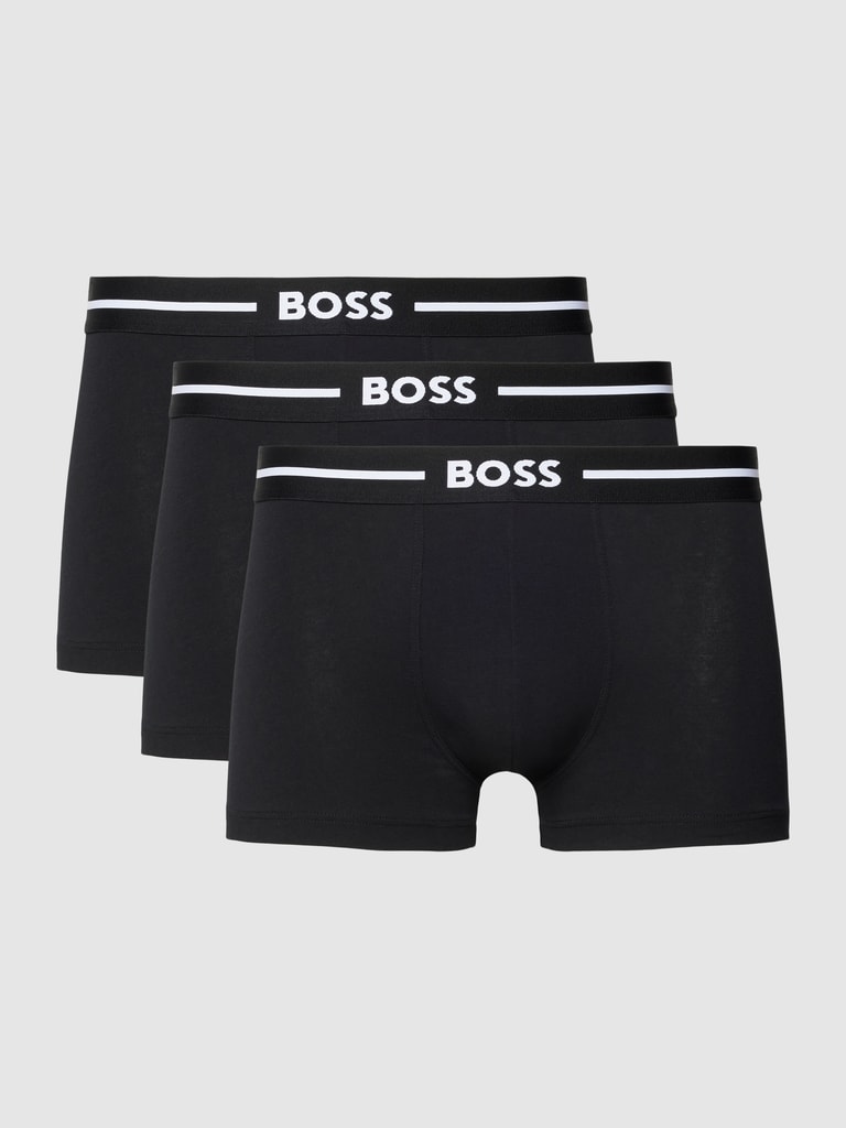 BOSS Trunks mit elastischem Label-Bund im 3er-Pack (black) online kaufen