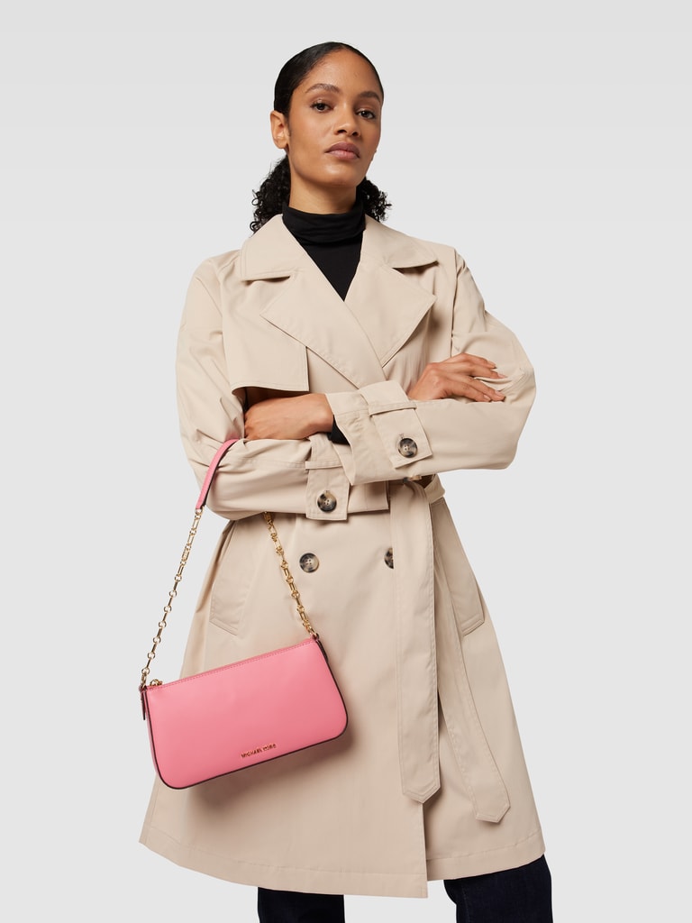 MICHAEL Michael Kors Umhängetasche aus Rindsleder mit Label-Anhänger (rosa) online kaufen