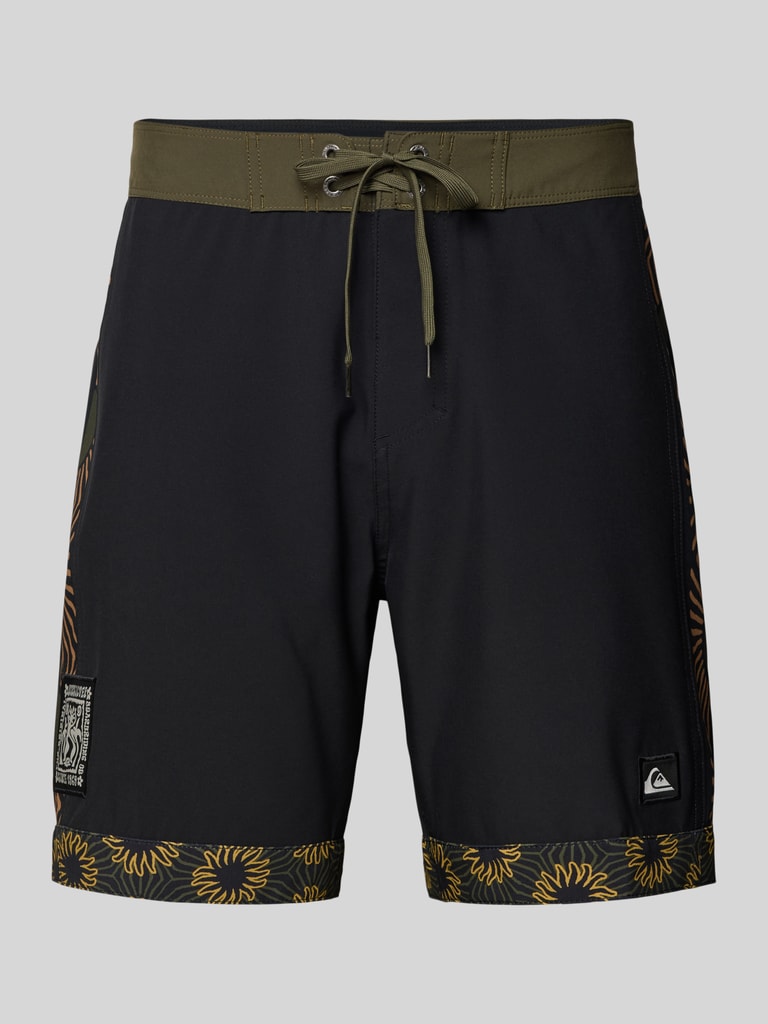 Quiksilver Regular Fit Shorts mit Logo-Patch Modell 'Nomad' (black ...