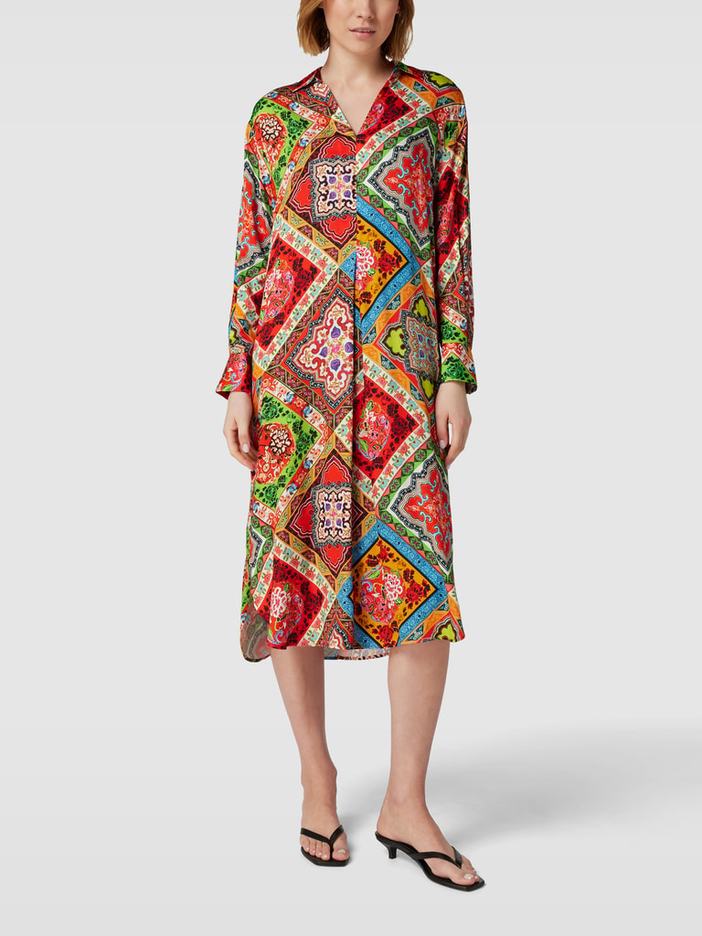 Risy & Jerfs Midikleid mit Allover-Print Modell 'Narbonne' (rot) online ...