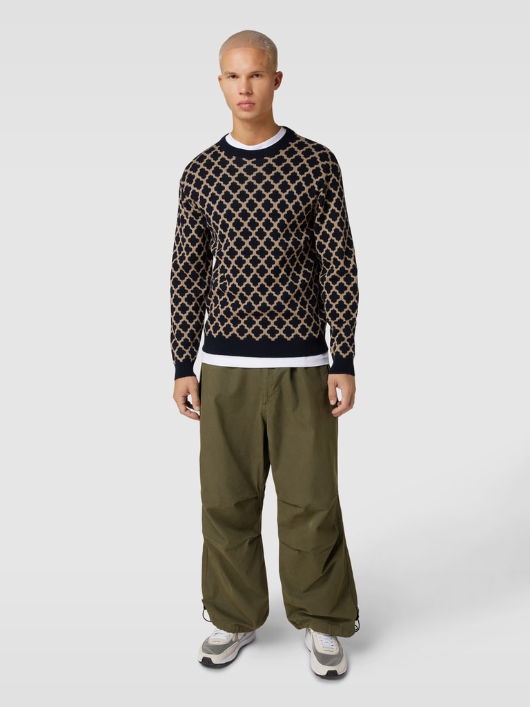 Redefined Rebel Strickpullover mit Allover-Muster Modell 'Aldo ...