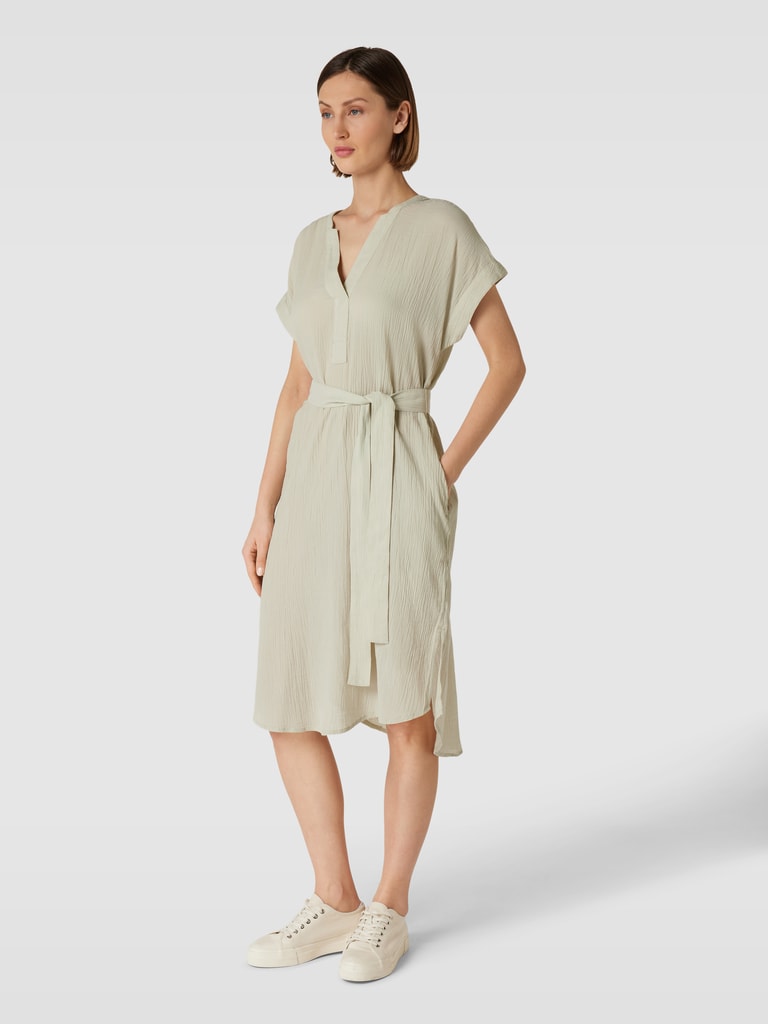 Esprit Midi-jurk met strikceintuur in kit online kopen | P&C