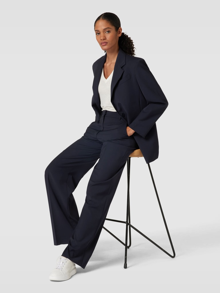 Weekend Max Mara Hose mit Bügelfalten Modell 'VISIVO' (marine) online ...