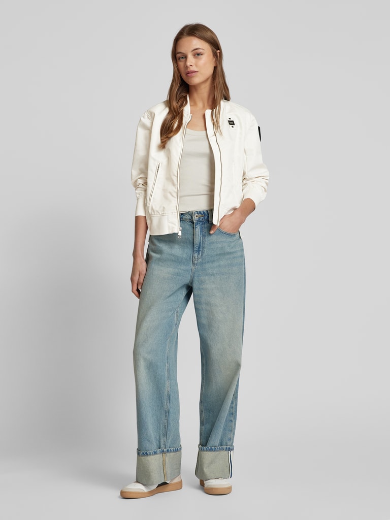 Blauer Usa Bomberjack met ritszakken, model 'LAURIE' in offwhite online kopen | P&C