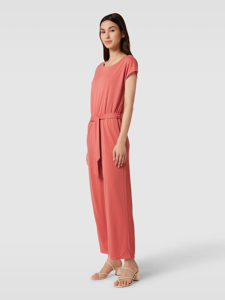 Jake*s Collection Jumpsuit mit Bindegürtel (hellrot) online kaufen