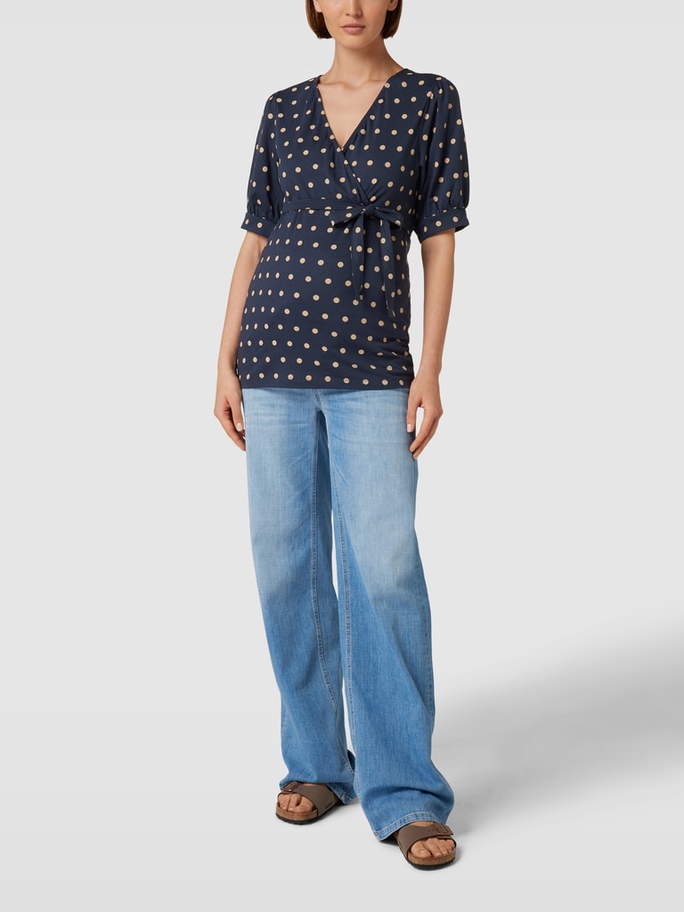 Mamalicious Umstands-T-Shirt mit Taillenband Modell 'Hazel' (marine ...