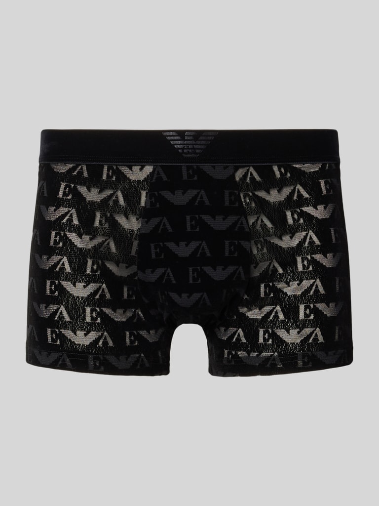Emporio Armani Trunks mit Logo-Muster (black) online kaufen