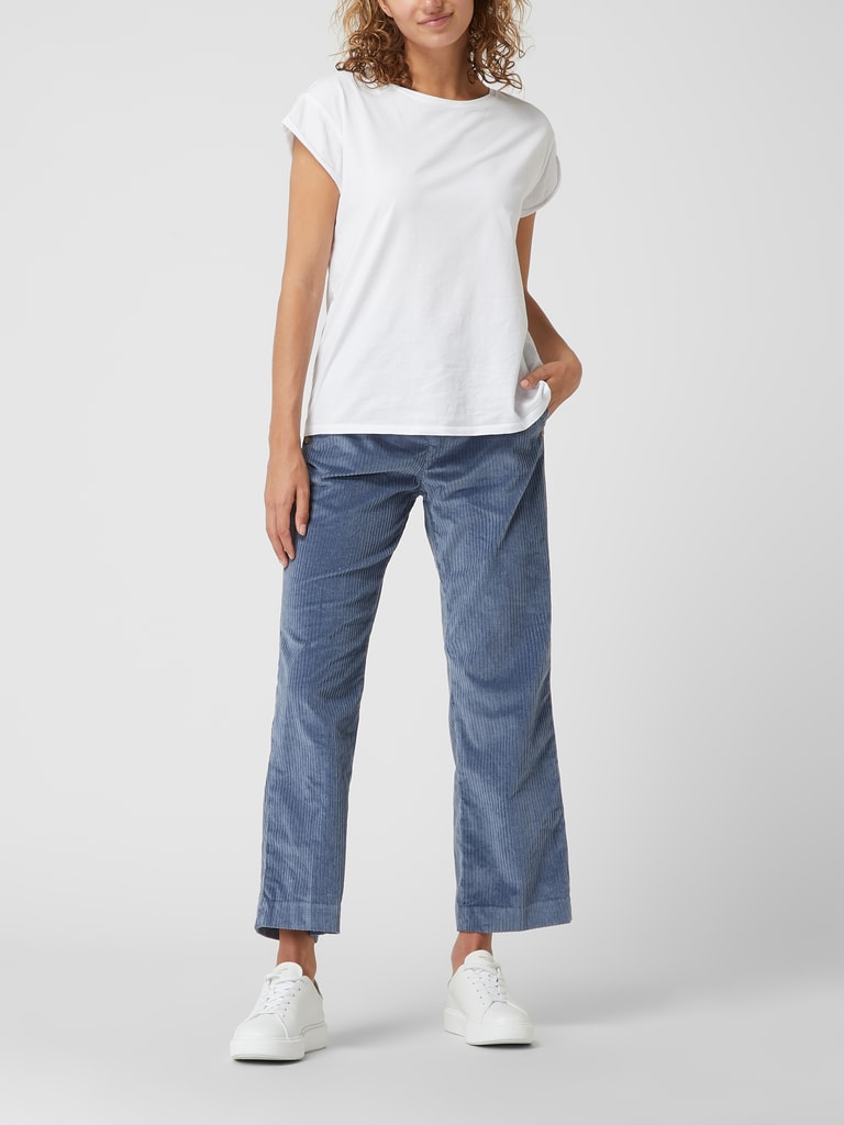 Mason's Straight Fit Culotte aus Cord Modell 'New York' (rauchblau) online kaufen