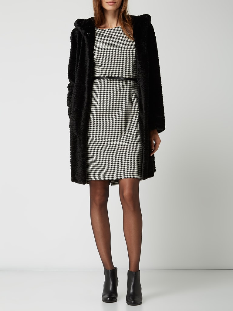 Montego Jurk met pied-de-poule-dessin in zwart online kopen | P&C