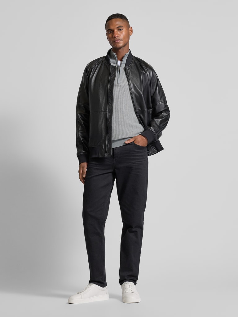 s.Oliver RED LABEL Regular fit schipperstrui van puur katoen met bi ...