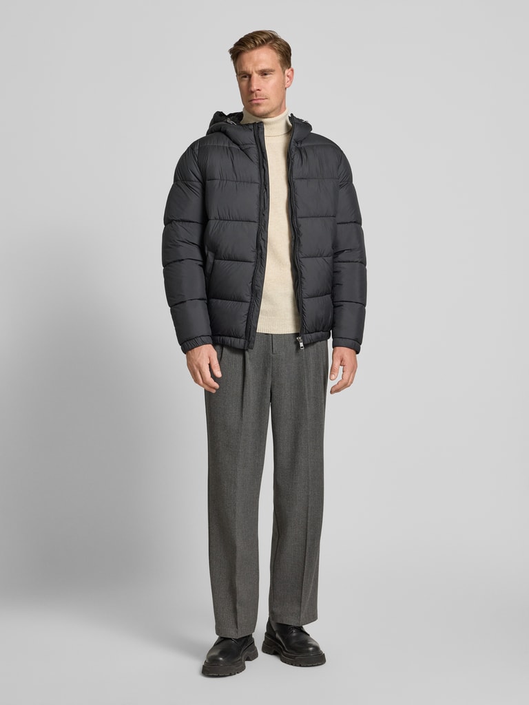 MCNEAL Buffer jacket met capuchon en steekzakken in zwart online kopen ...
