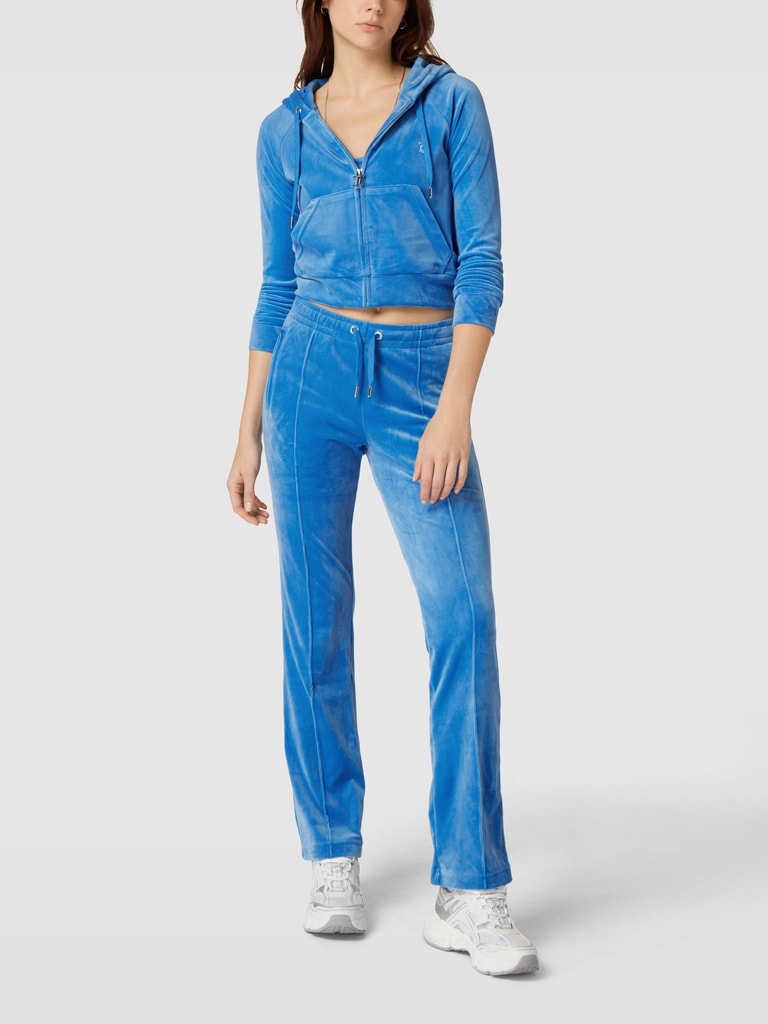 Juicy Couture Sweatjacke mit Ziersteinen Modell 'MADISON' (bleu) online kaufen