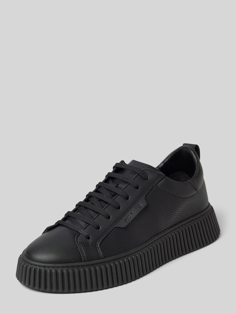 Antony Morato Sneakers van leer met labeldetail, model 'HOPPER' in ...