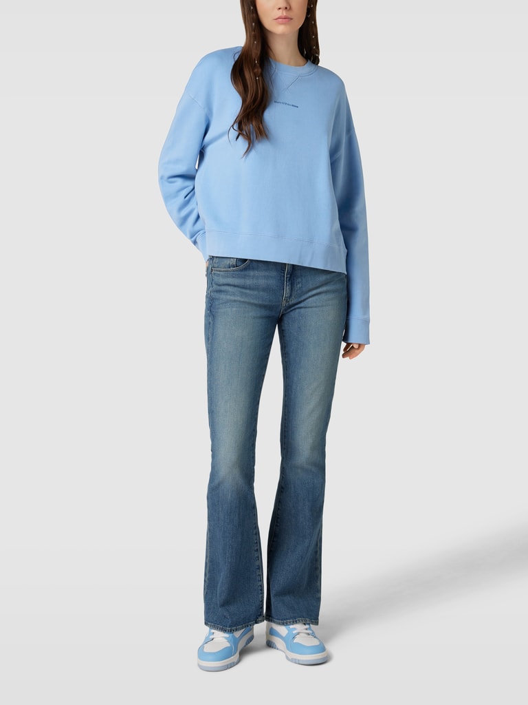 Kup online Marc O'Polo Denim Bluza z nadrukiem z logo (jasnoniebieski)