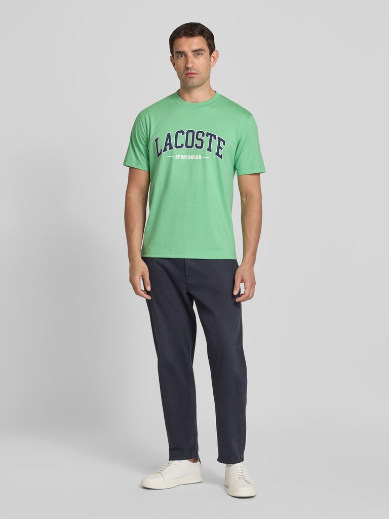 Lacoste T-Shirt mit Label-Print (hellgruen) online kaufen
