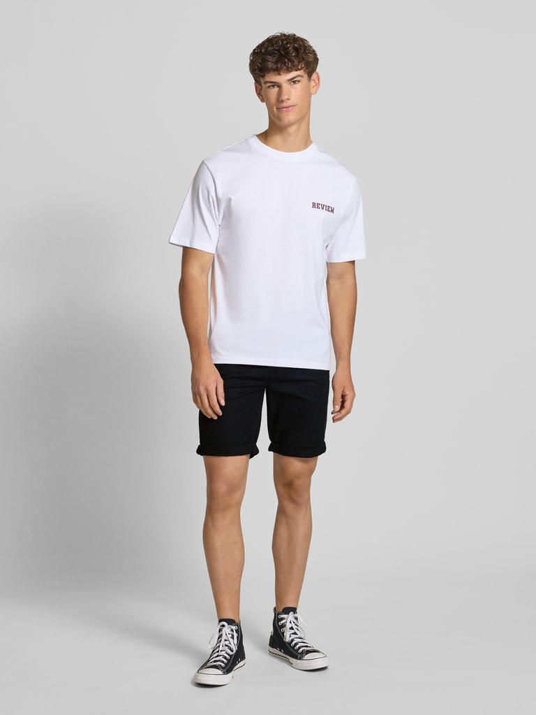 Blend Chino-Shorts aus Leinen-Mix (black) online kaufen