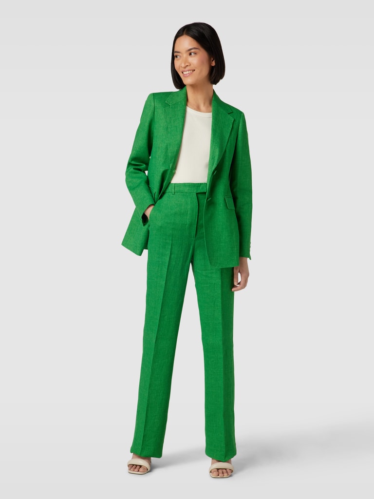 Max Mara Studio Hose mit Bügelfalten Modell 'ALCANO' (gruen) online kaufen
