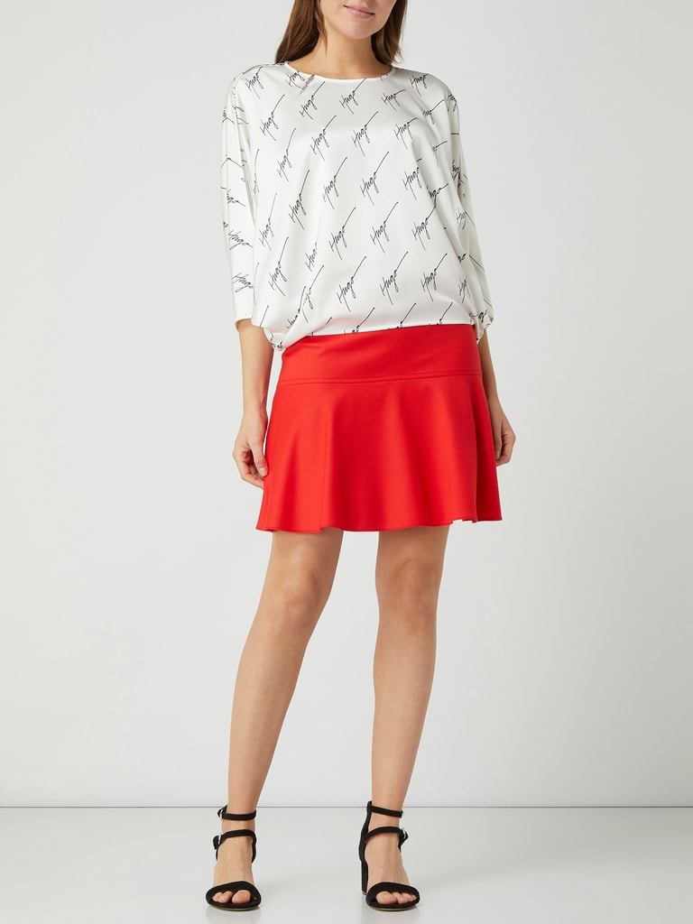 HUGO Minirock mit Stretch-Anteil Modell 'Relea' (rot) online kaufen