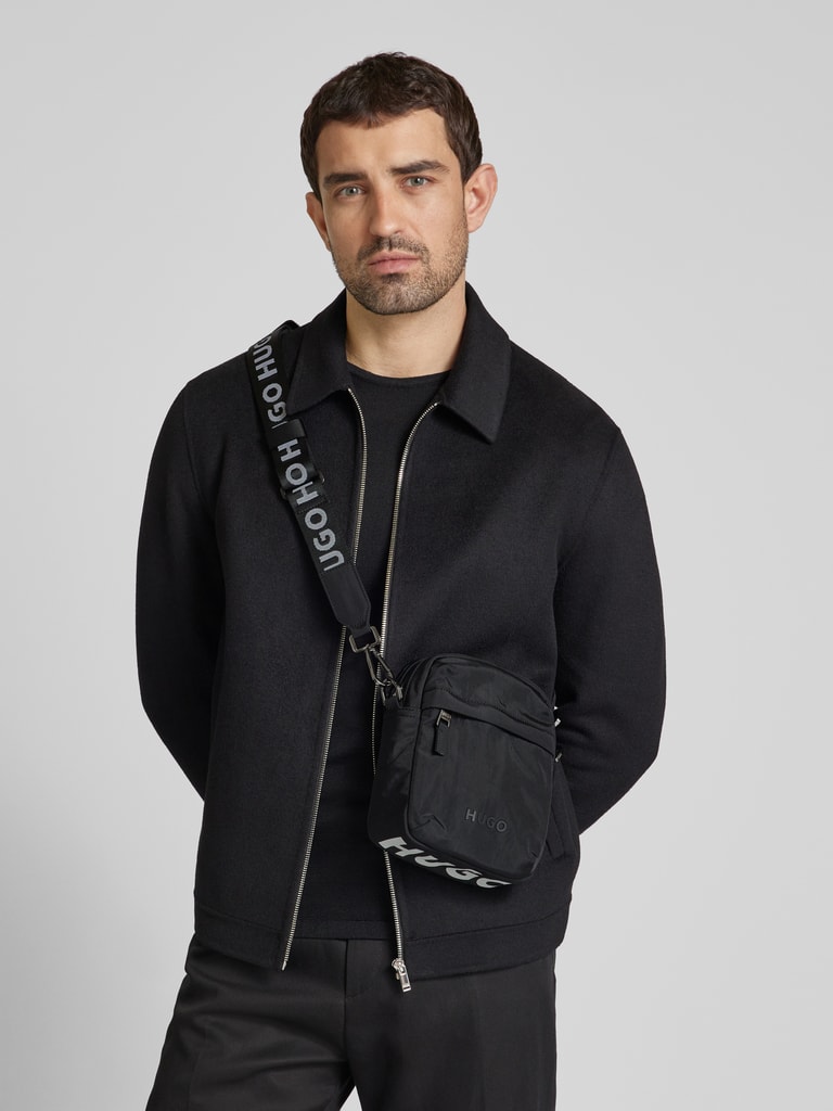 Kup online HUGO Torba na ramię z detalem z logo model ‘Luka’ (czarny)