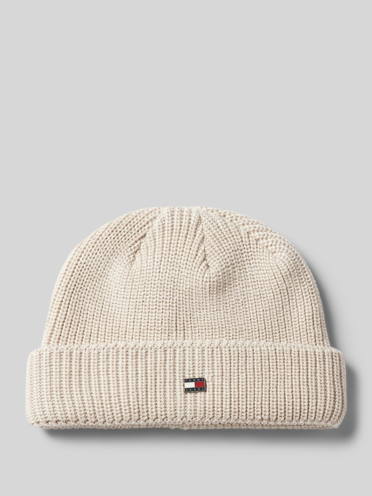 Tommy Jeans Muts met logostitching, model 'HERITAGE' in beige online kopen | P&C