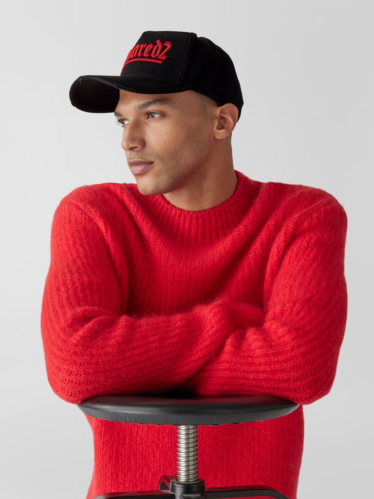 Dsquared2 Cap mit Label-Stitching (black) online kaufen