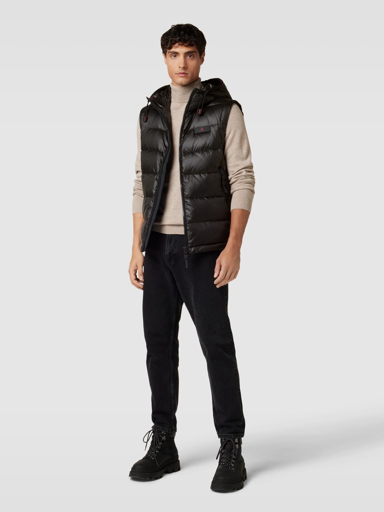 Peuterey Steppweste mit Label-Applikation Modell 'DONOMA NR 02' (black ...