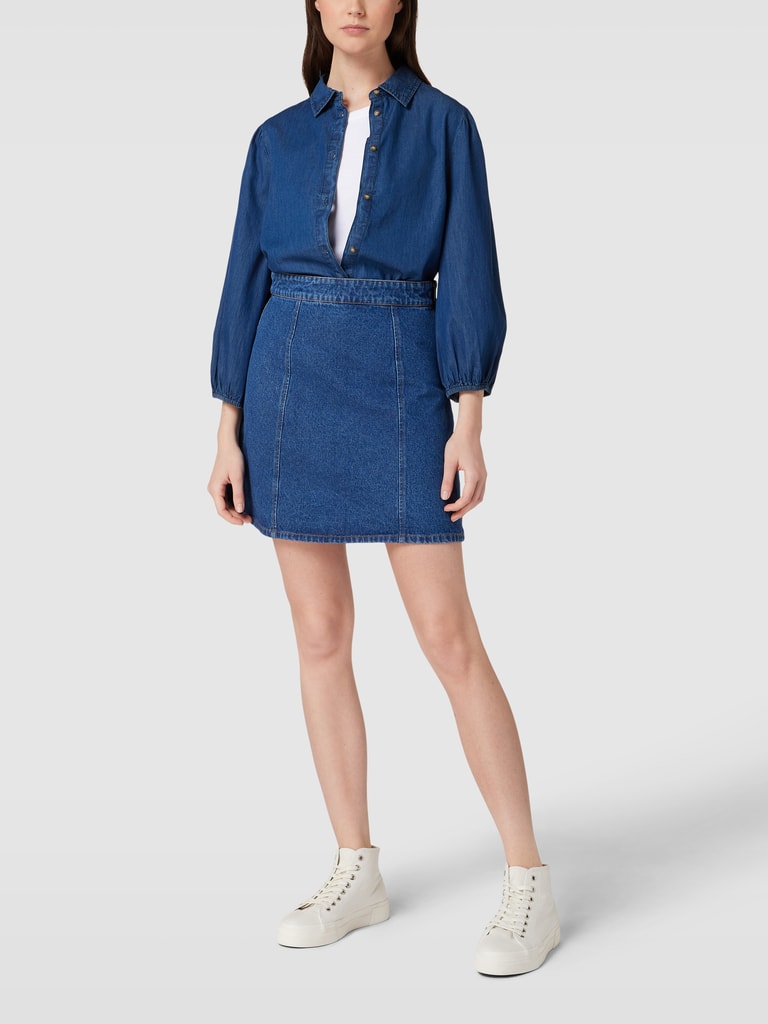 Vila Jeansrock mit Teilungsnähten Modell 'NELLY' (jeansblau) online kaufen