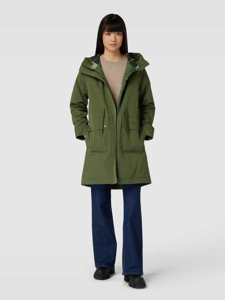 Barbour Jacke mit Kapuze Modell 'BOWLEES' (oliv) online kaufen