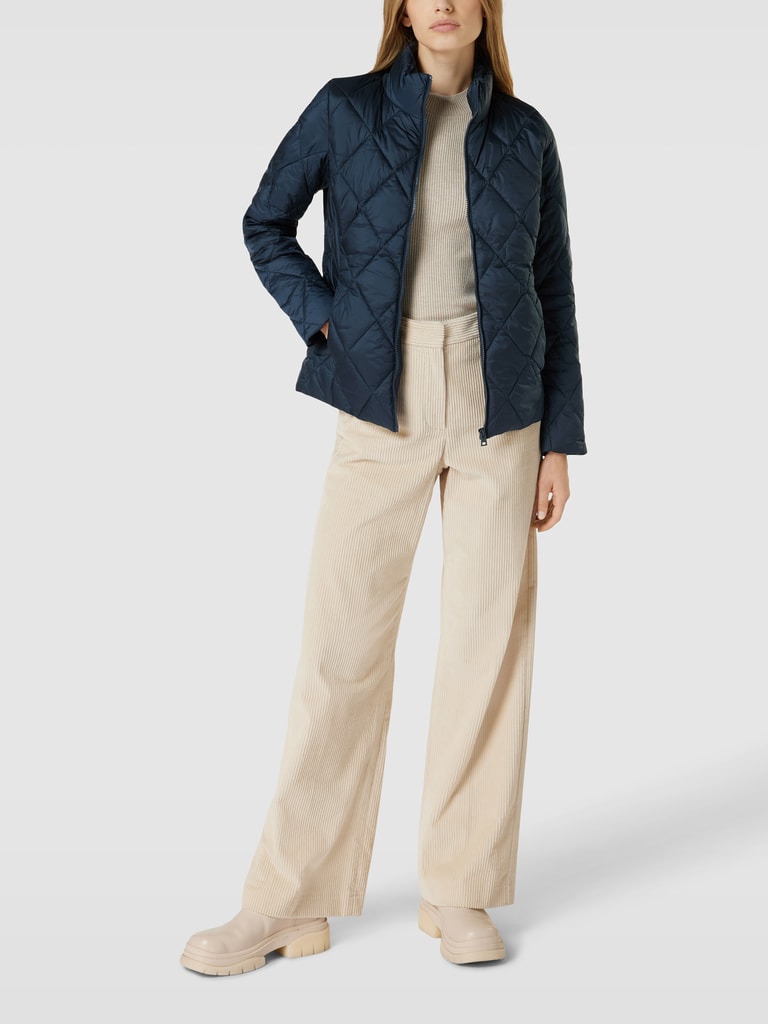 OPUS Steppjacke mit Stehkragen Modell 'HALISHA' (marine) online kaufen
