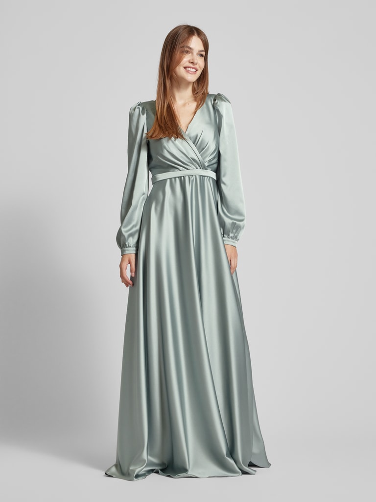 TROYDEN COLLECTION Abendkleid mit V-Ausschnitt (mint) online kaufen