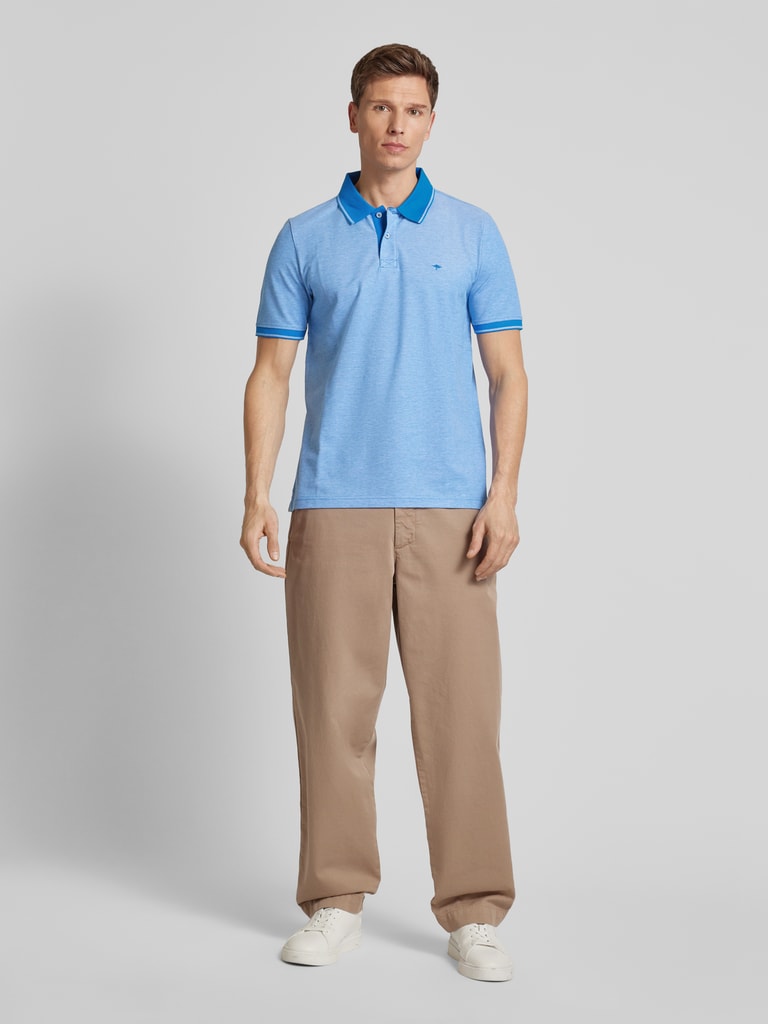 Fynch-Hatton Regular Fit Poloshirt mit Logo-Stitching (royal) online kaufen