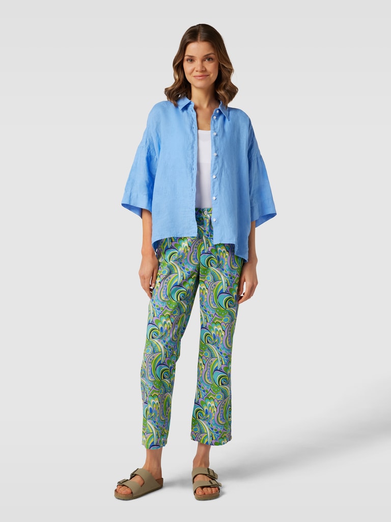 MAC Stoffen broek met verkorte pasvorm, model 'AIDA' in groen online ...