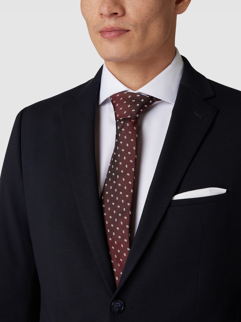BOSS Krawatte mit Allover-Muster (rot) online kaufen