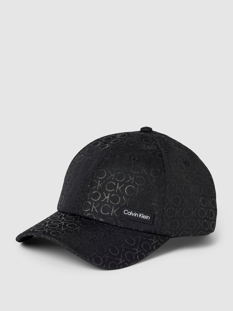 CK Calvin Klein Baseballpet met all-over labelprint, model 'MONOGRAM ...