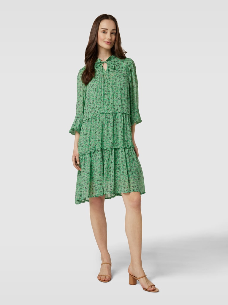 Part Two Knielanges Kleid mit Volants Modell 'Randys' (black) online kaufen