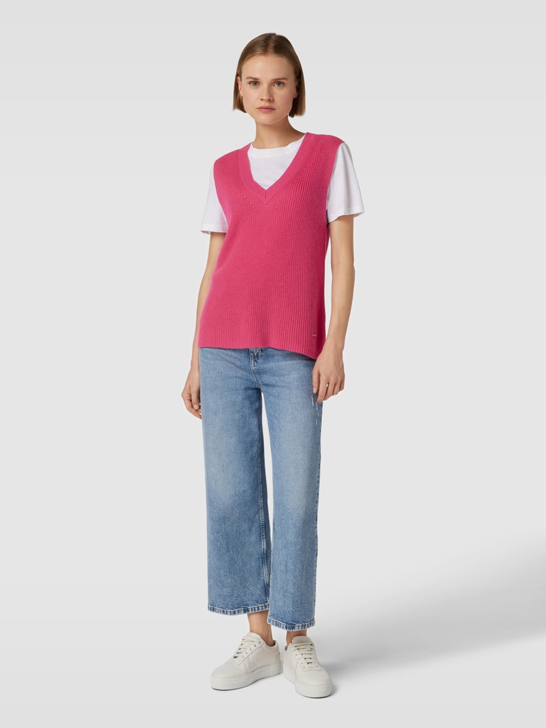 Brax Pullunder mit V-Ausschnitt Modell 'Enie' (pink) online kaufen