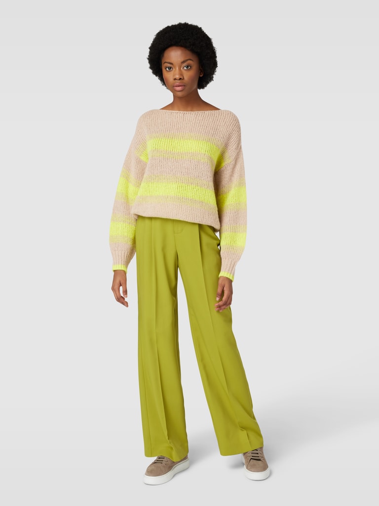 Cinque Strickpullover mit Streifenmuster Modell 'RINGI' (hellgruen) online kaufen