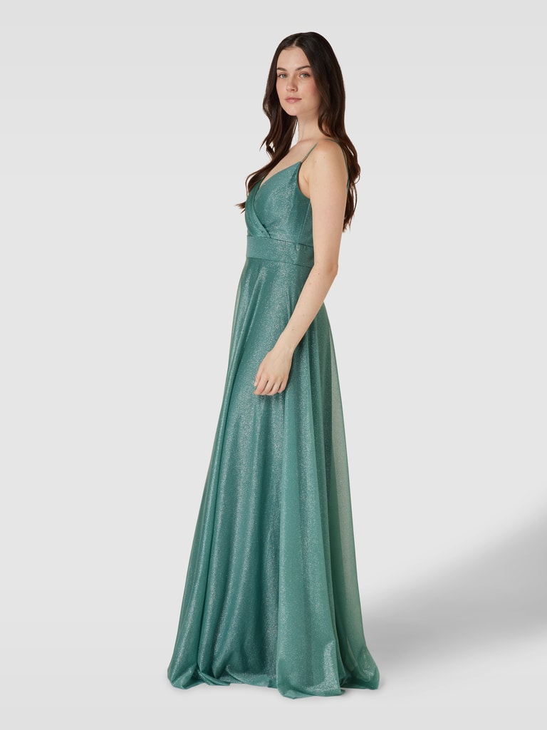 TROYDEN COLLECTION Legging in glanzende look in petrol online kopen | P&C