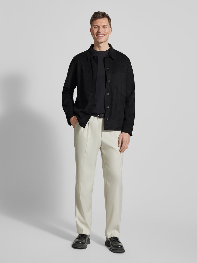 HUGO Regular fit vrijetijdsoverhemd in Wildleerlook Model 'ENASO' in ...