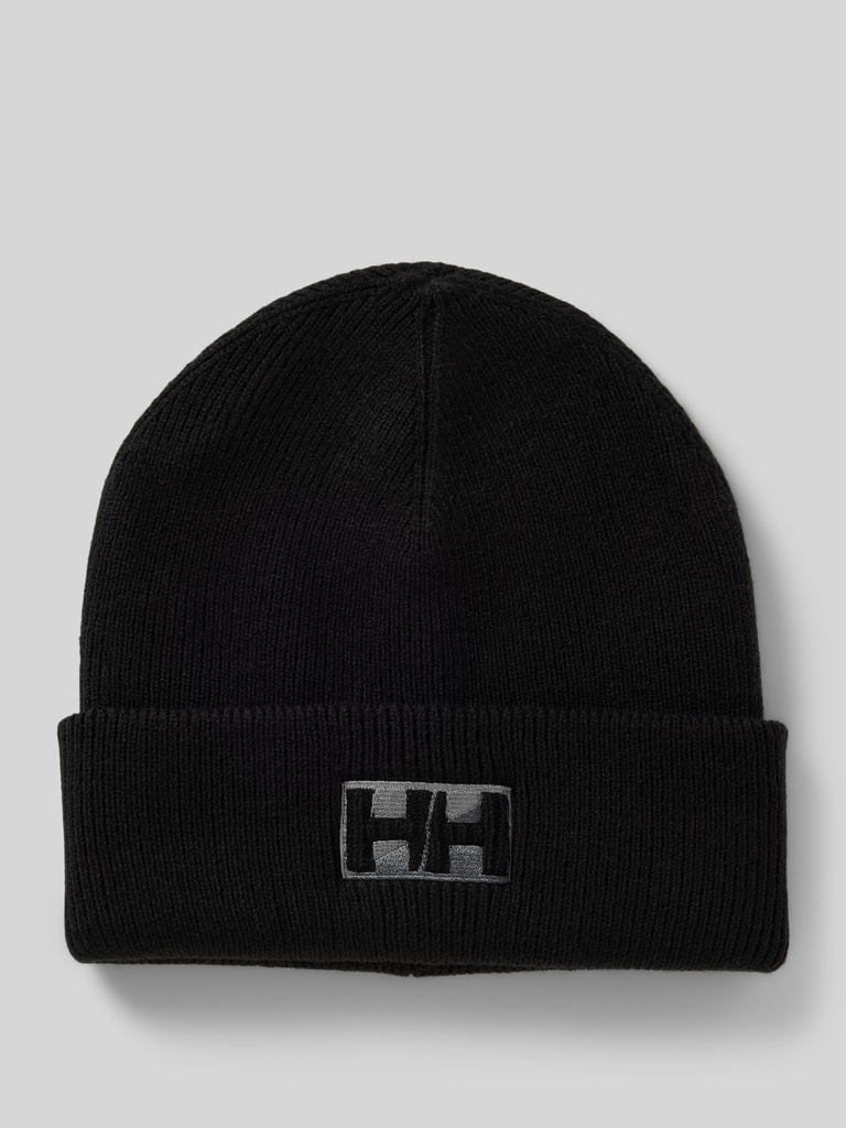 Helly Hansen Muts met labelpatch, model 'BOX' in zwart online kopen | P&C