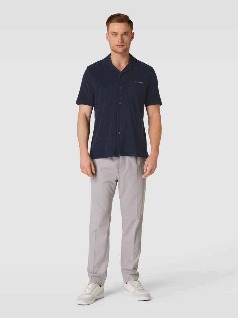 Lyle & Scott Regular Fit Freizeithemd mit Brusttasche (dunkelblau ...